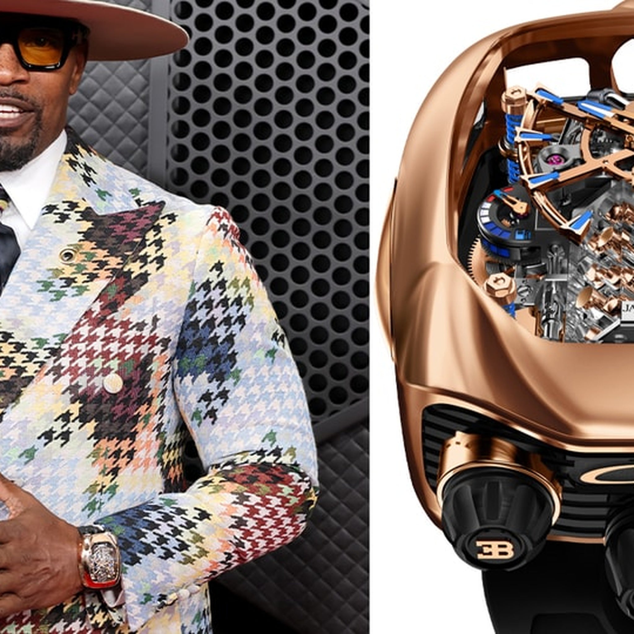 Jamie Foxx Wears Jacob & Co. Watch at the Grammys – N-Hype