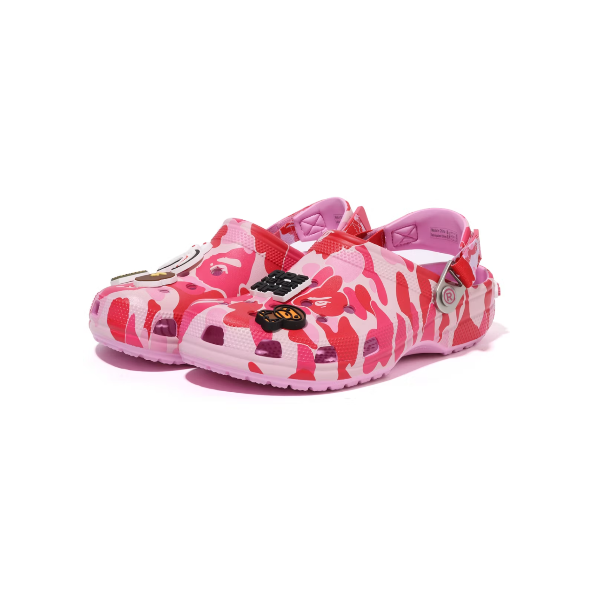 Crocs Classic Clog A Bathing Ape ABC Camo Pink – Unique Collaboration ...
