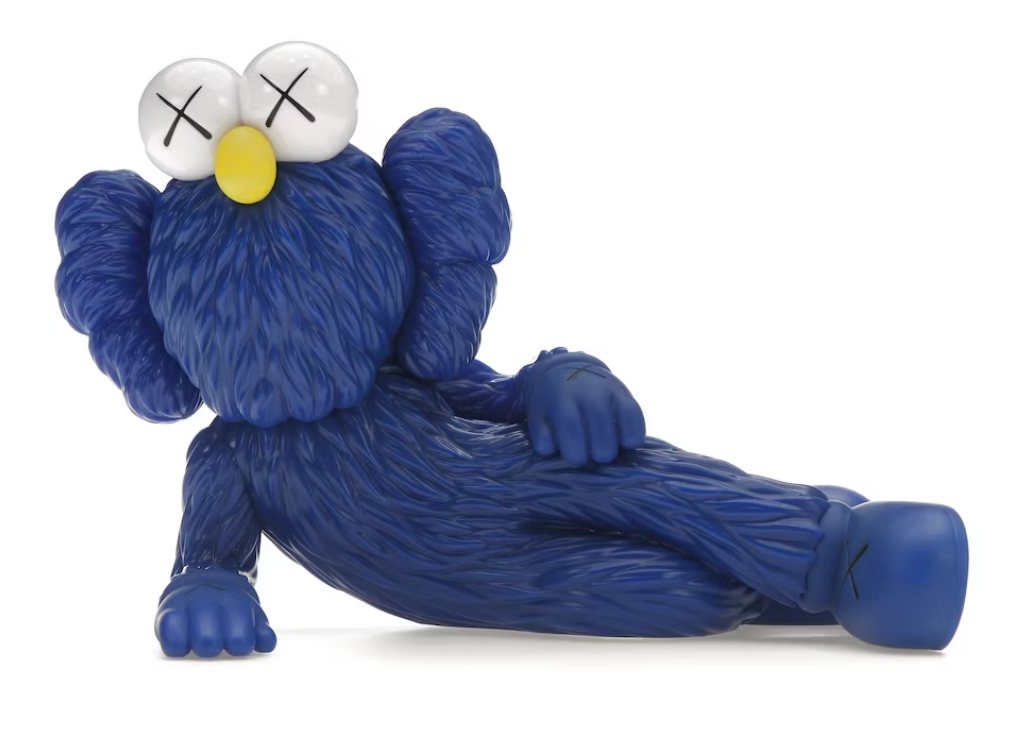KAWS TIME OFF Vinyl Figure Blue – N-Hype