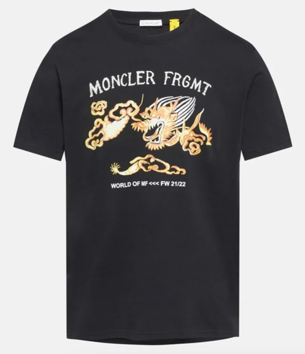 Moncler X Fragment by Hiroshi Fujiwara Dragon T-shirt 8C000-6-8392B