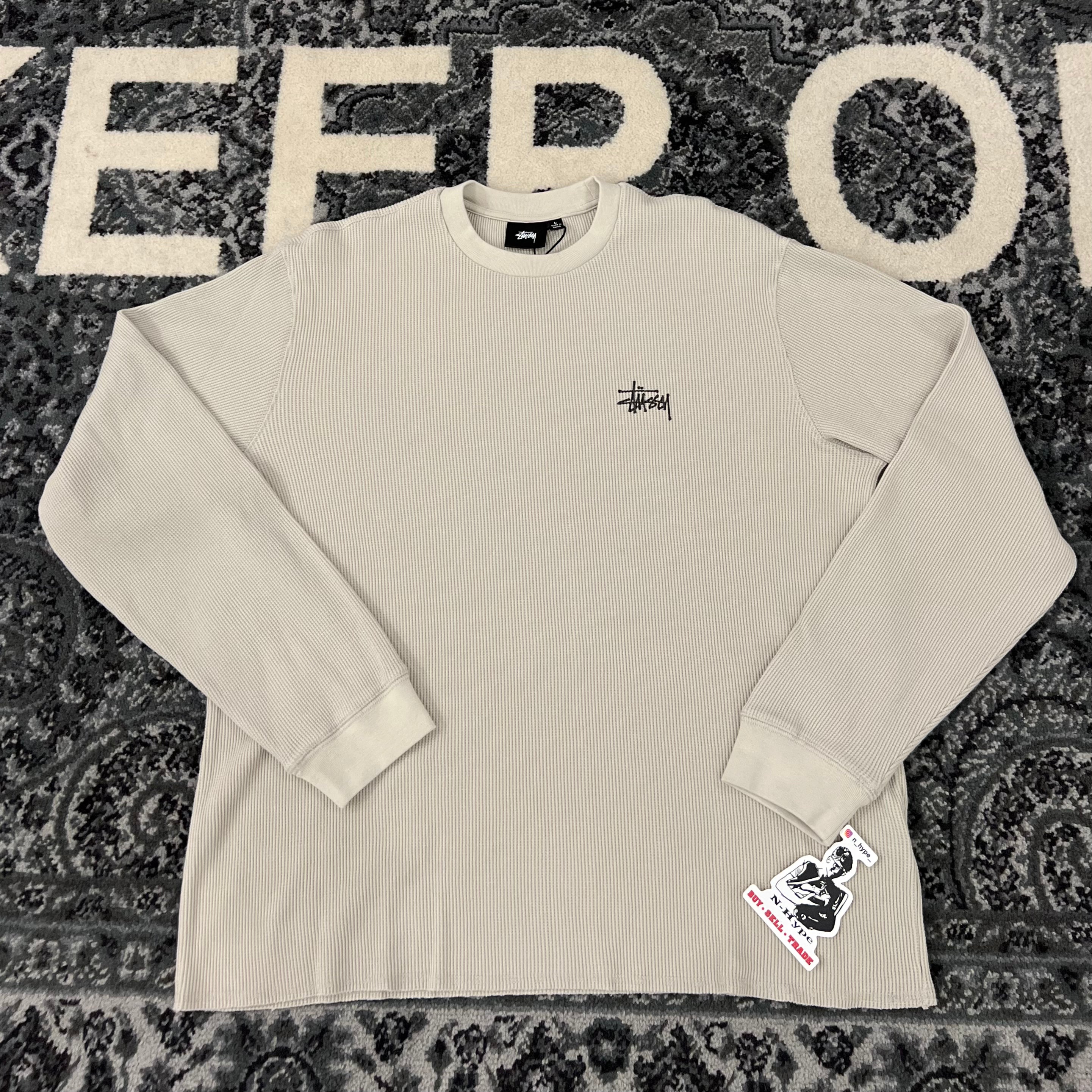 STÜSSY BASIC STOCK LS THERMAL Bone
