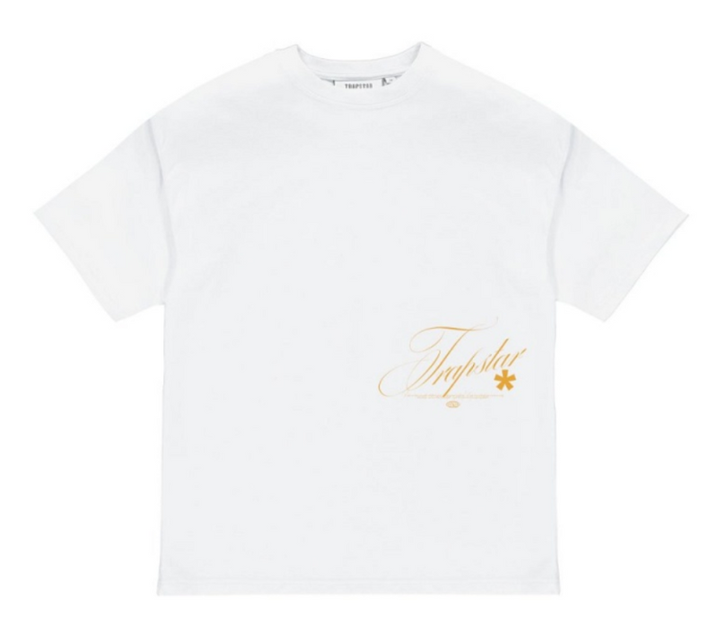 Trapstar Flying Birds Tee White Gold