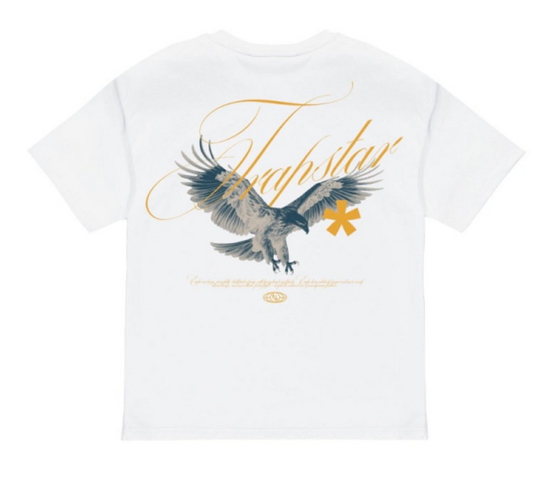 Trapstar Flying Birds Tee White Gold